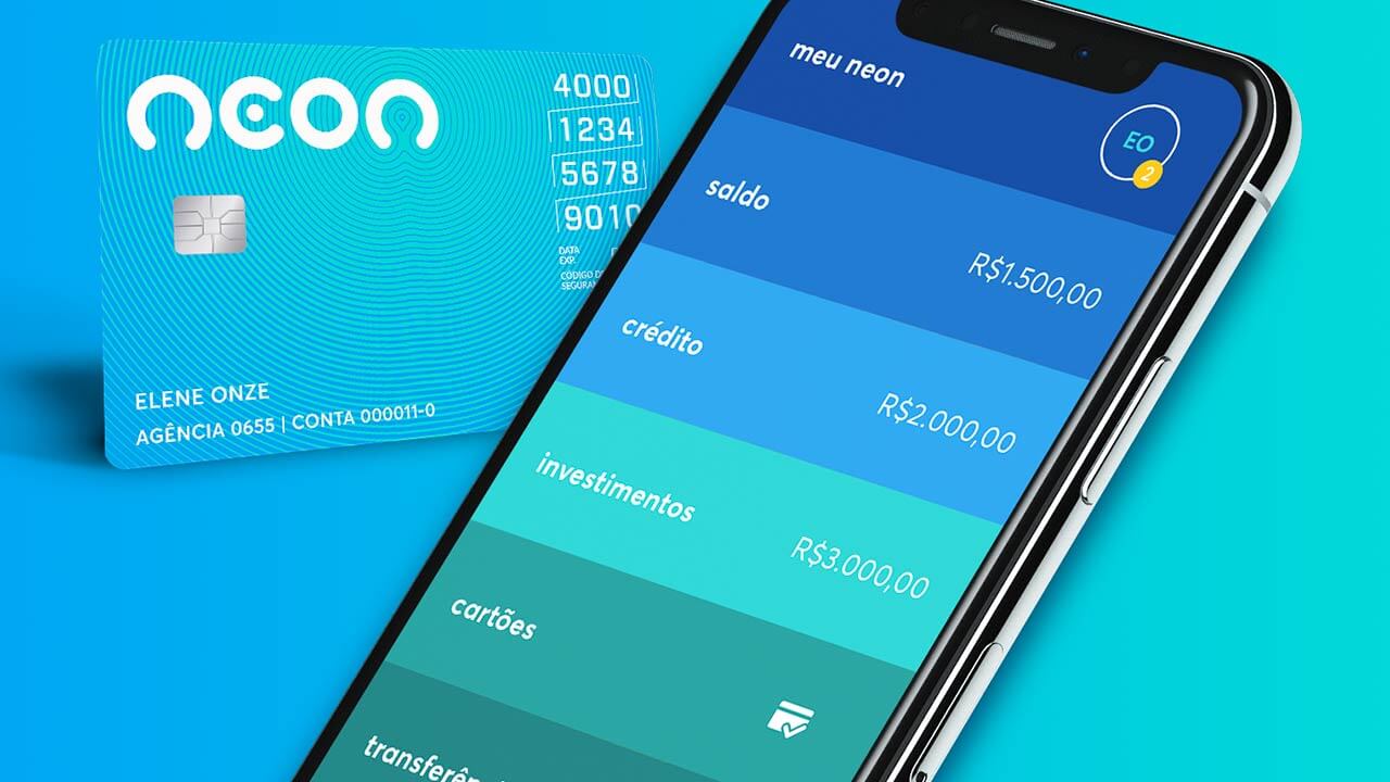 Banco Neon: tipos de contas, diferenciais e como solicitar cartão