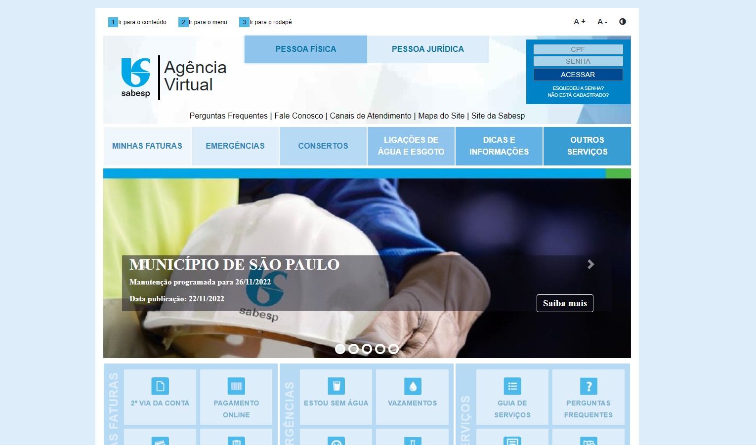 Fatura SABESP: Como conseguir segunda via da SABESP | Blog Acerto